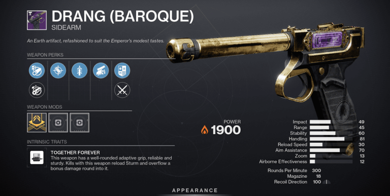 Best Sidearm in Destiny 2 TFS Episode 3 (PvP & PvE Tier List)