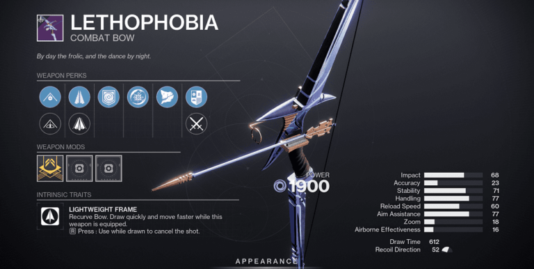 Best Combat Bow in Destiny 2 TFS Heresy: PvE & PvP Tier List