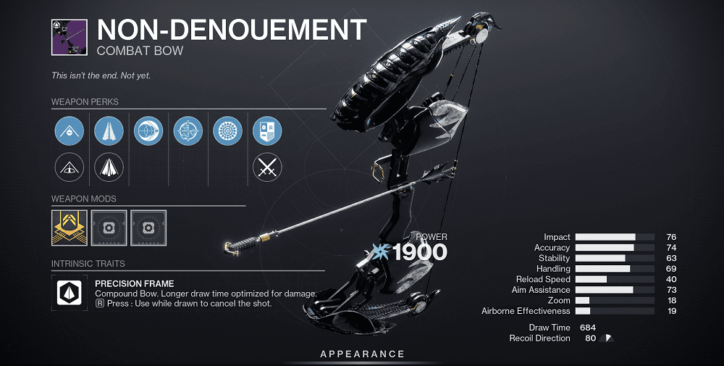 Best Combat Bow in Destiny 2 TFS Heresy: PvE & PvP Tier List