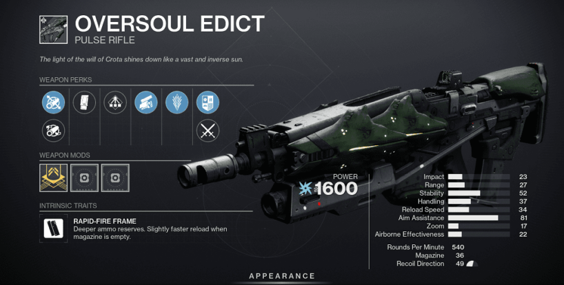 Best Pulse Rifle in Destiny 2 TFS Heresy (PvP & PvE Tier Lists)