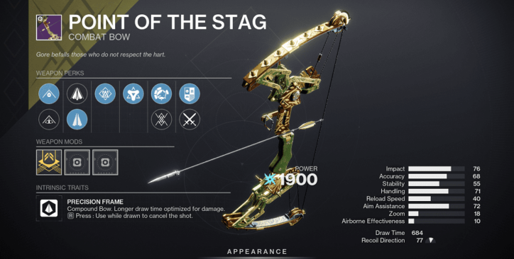 Best Combat Bow in Destiny 2 TFS Heresy: PvE & PvP Tier List