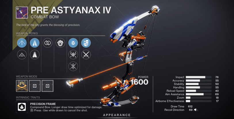 Best Combat Bow in Destiny 2 TFS Heresy: PvE & PvP Tier List