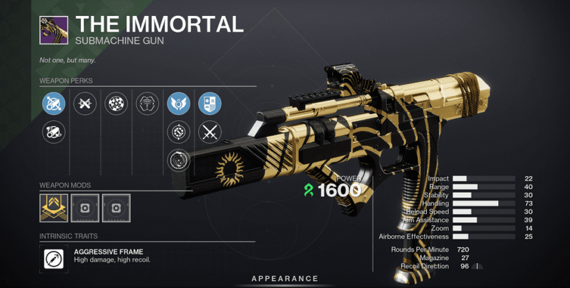 Best SMG in Destiny 2 TFS Episode Heresy (PvP/PvE Tier Lists)