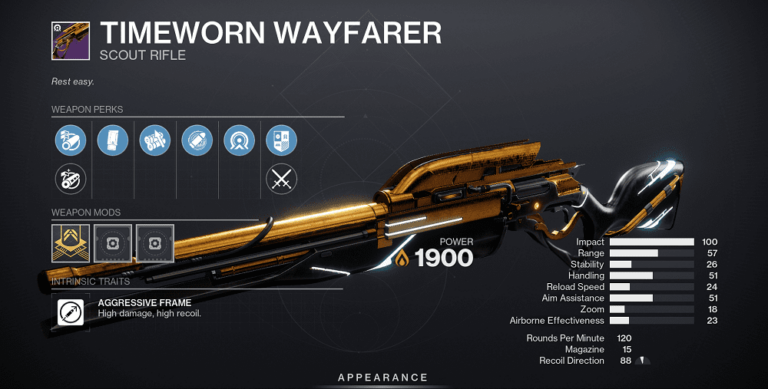 Best Scout Rifle in Destiny 2 TFS Episode Heresy (PvE and PvP)