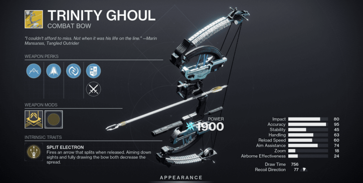 Best Combat Bow in Destiny 2 TFS Heresy: PvE & PvP Tier List