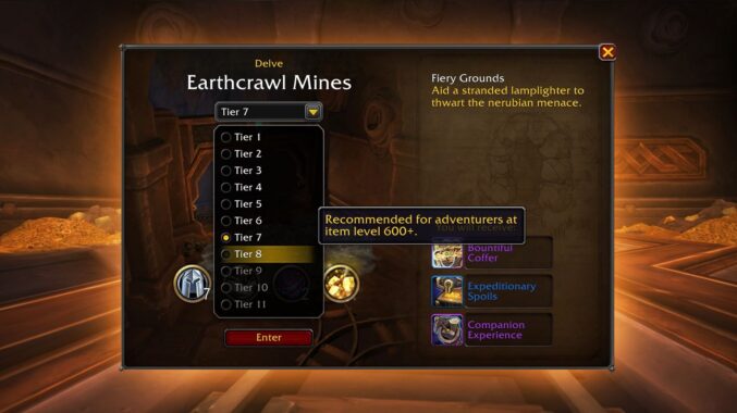 WoW Delves Explained: Tiers, Rewards, Mounts, Best Classes