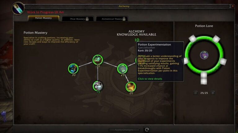 WoW TWW Alchemy Leveling Guide (Fast 1-100 Skill Upgrade)