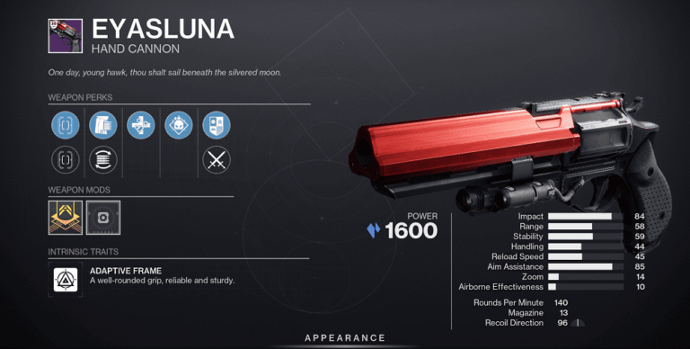 Grasp of Avarice Loot Table (Armor Sets, Exotic, Weapons)