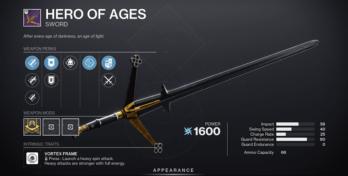 Grasp of Avarice Loot Table (Armor Sets, Exotic, Weapons)