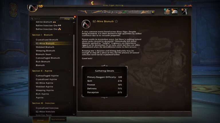 WoW TWW Mining Leveling Guide (Fast 1-100 Skill Upgrade)