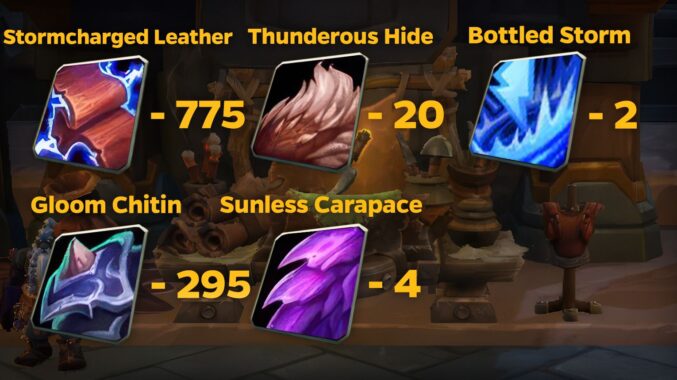 WoW Leatherworking Leveling Guide (Fast TWW 1-100 Skill Up)