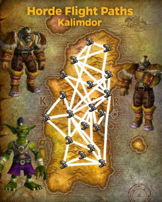 WoW Classic Flight Paths (All Flight Masters, Zepellins, Ships)