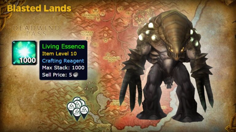 Living Essence Gold Farm in Blasted Lands (The War Within)