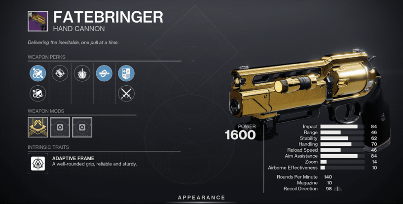 Vault of Glass Loot Table (Exotic, Weapons, Armor Sets)