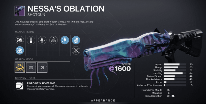 Root of Nightmares Loot Table (Exotic, Weapons, Armor Sets)