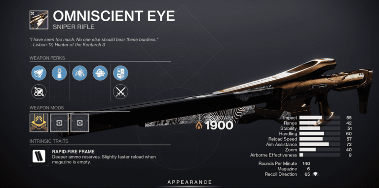 Garden of Salvation Loot Table (Exotic, Weapons, Armor Sets)