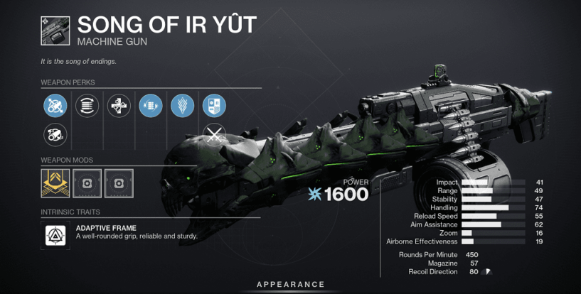 Crota's End Loot Table (Exotic, Weapons, Armor Sets)