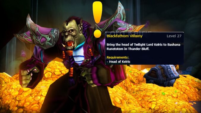 WoW Classic Blackfathom Deeps Quests Guide (Horde/Alliance)