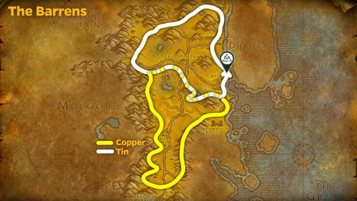 WoW Classic Mining Guide (1-300 Leveling, Tips, Routes)