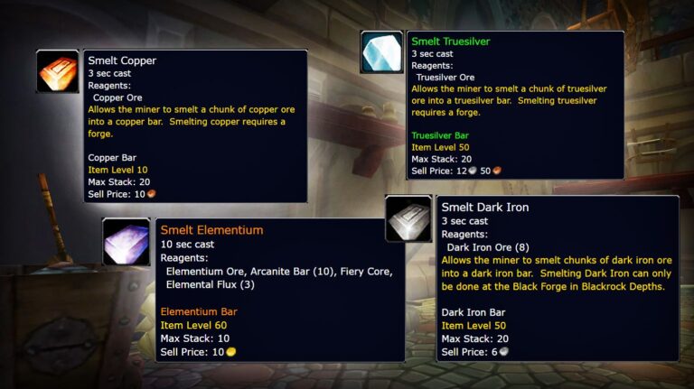 WoW Classic Mining Guide (1-300 Leveling, Tips, Routes)