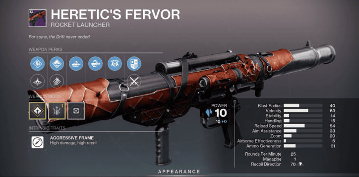 Best Rocket Launcher in Destiny 2 Edge of Fate (Top-10 Tier List)