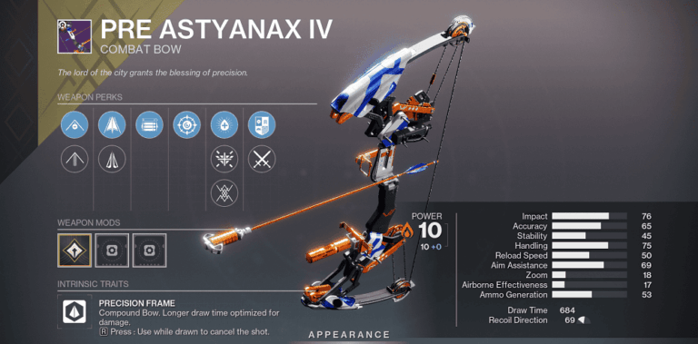 Best Combat Bow in Destiny 2 Renegades: PvE & PvP Tier List