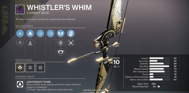 Best Combat Bow in Destiny 2 Renegades: PvE & PvP Tier List