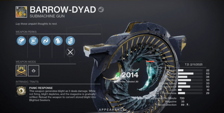 Destiny 2 Barrow-Dyad Guide (God Rolls, How to Get, Tier List)